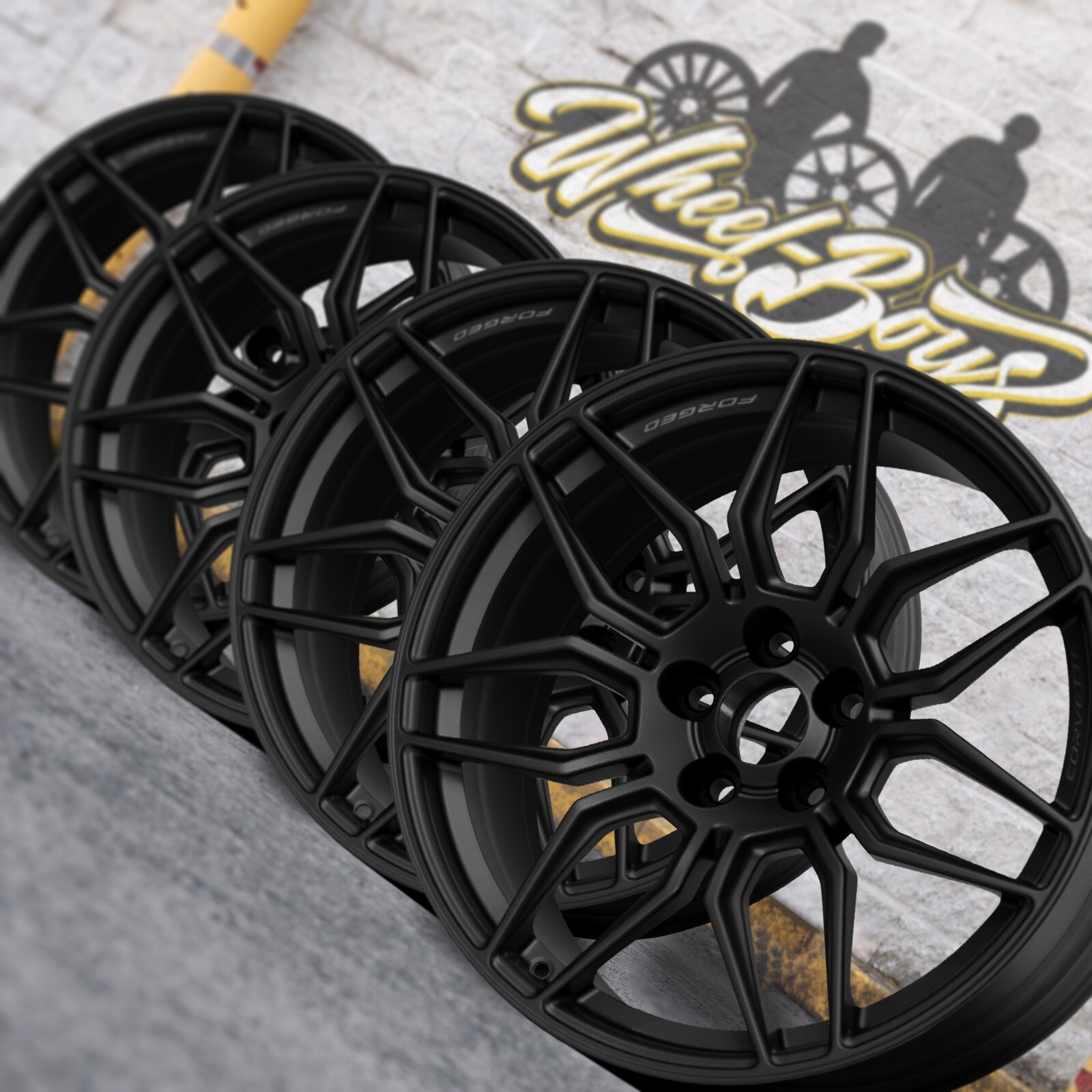 Chevrolet Corvette Z06 C8 20″/21″ inch rim Genuine Red lip Forged OEM ...