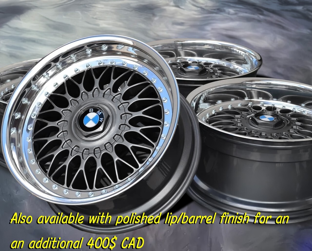 BMW 540i 750iL E34 E32 E36 E31 17" inch OEM Staggered Genuine BBS RC ...