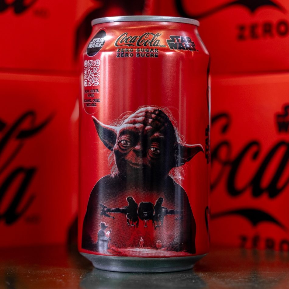 Star Wars Master Yoda Coca Cola Coke Zero Can Limited Edition Disney ...